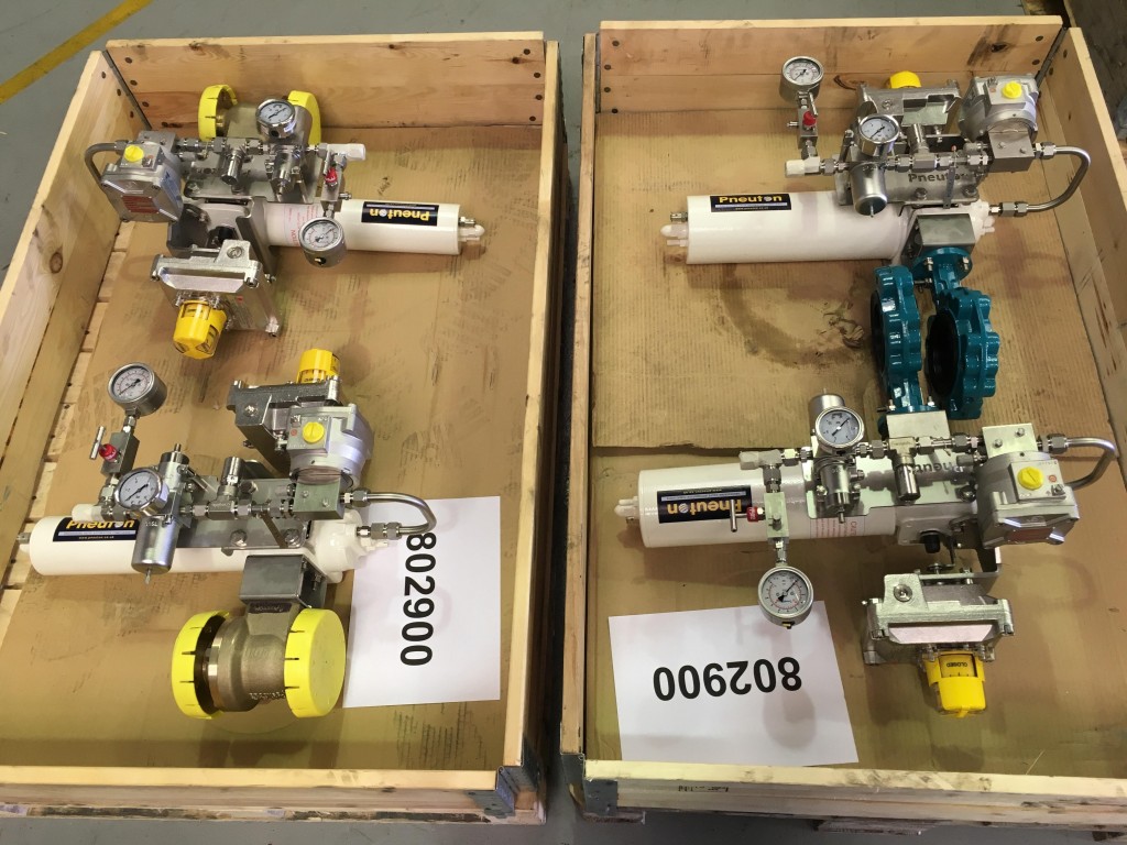 BETTIS™ Actuators & PNEUTON™ Controls On Nickel Aluminium Bronze Ball ...